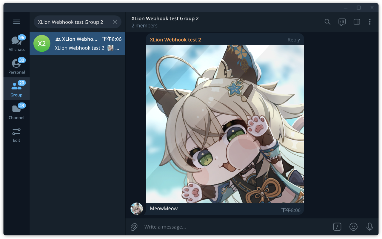 建立 Telegram bot 並用 Webhook 發送文字或圖片 (Python) · XLion Blog